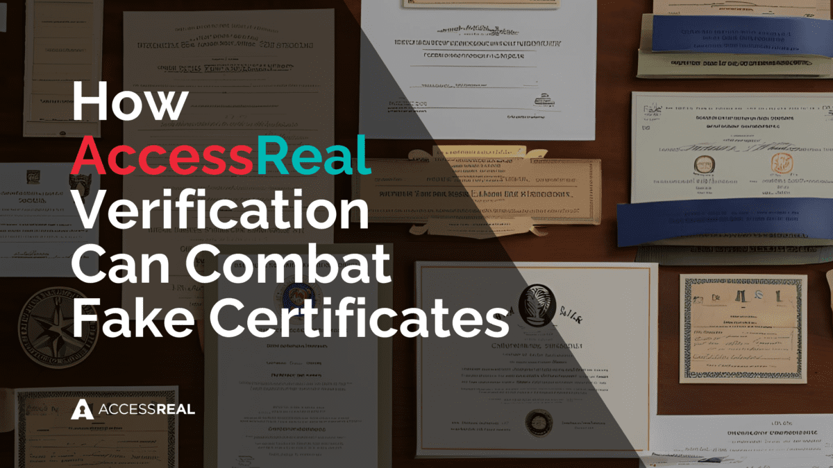 Stop Fake Academic Certificates with Secure Verification | AccessReal